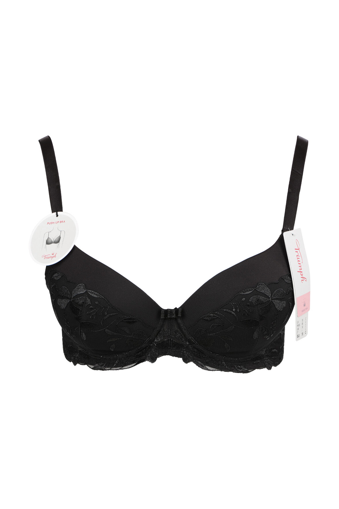 Triumph Sexy Angel Spotlight Whu Push Up Bh Med Bøjle I Sort Hos Lohse