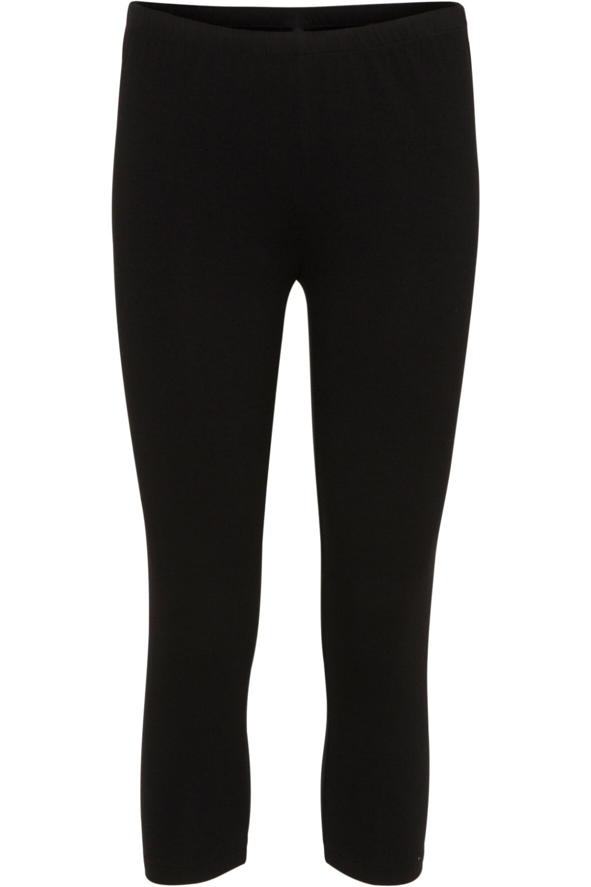 Decoy Jersey Stretch Capri Leggins i sort - Køb online - Hos Lohse