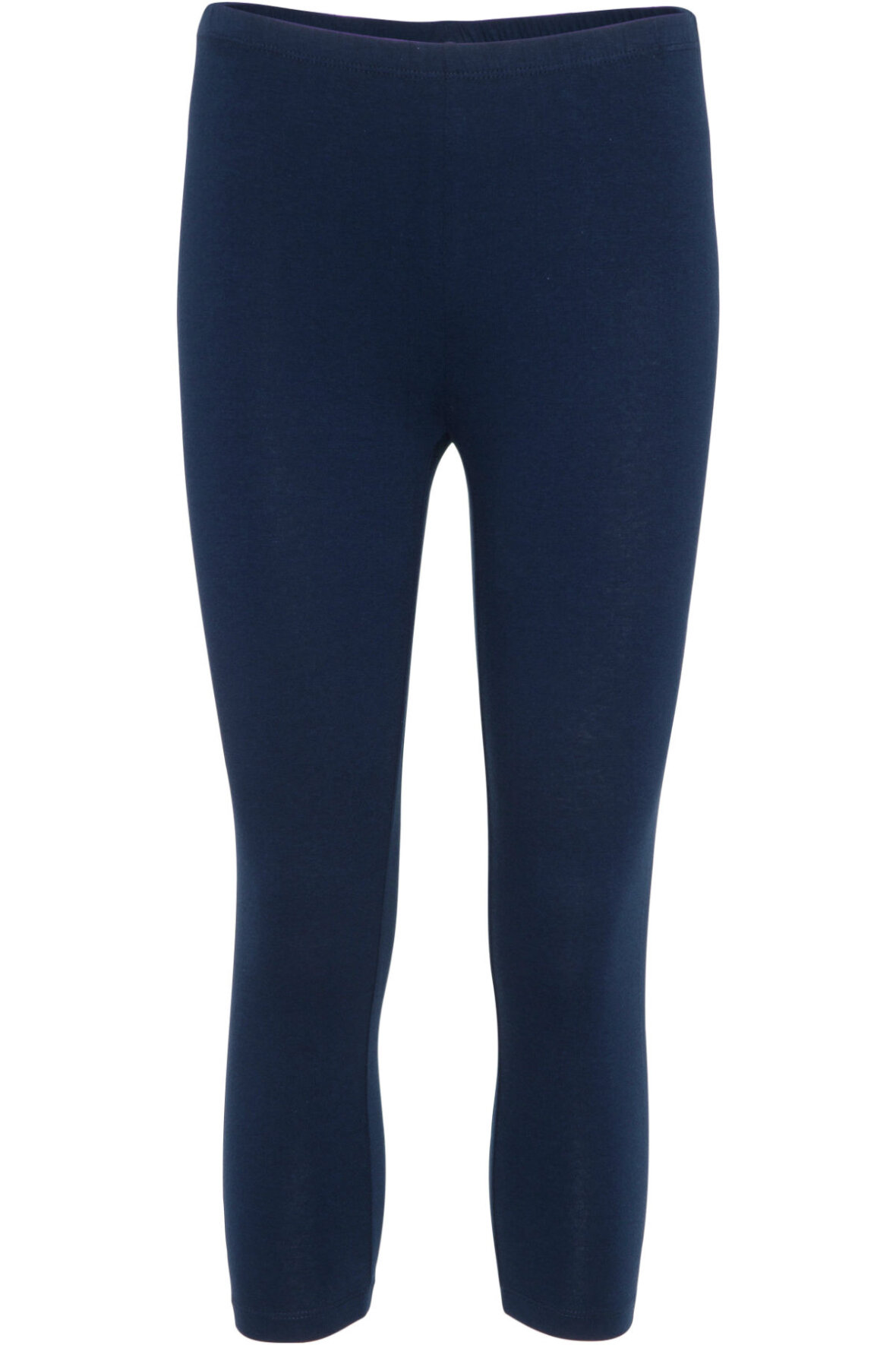 Decoy Jersey Stretch Capri leggings i mørkeblå - Hos Lohse