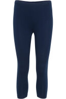 Decoy Jersey Stretch Capri leggings i mørkeblå - Hos Lohse