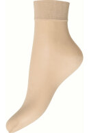 Decoy Silklook Ankelstrømper 2-Pak kvalitet 20 denier sandfarvet - Hos Lohse