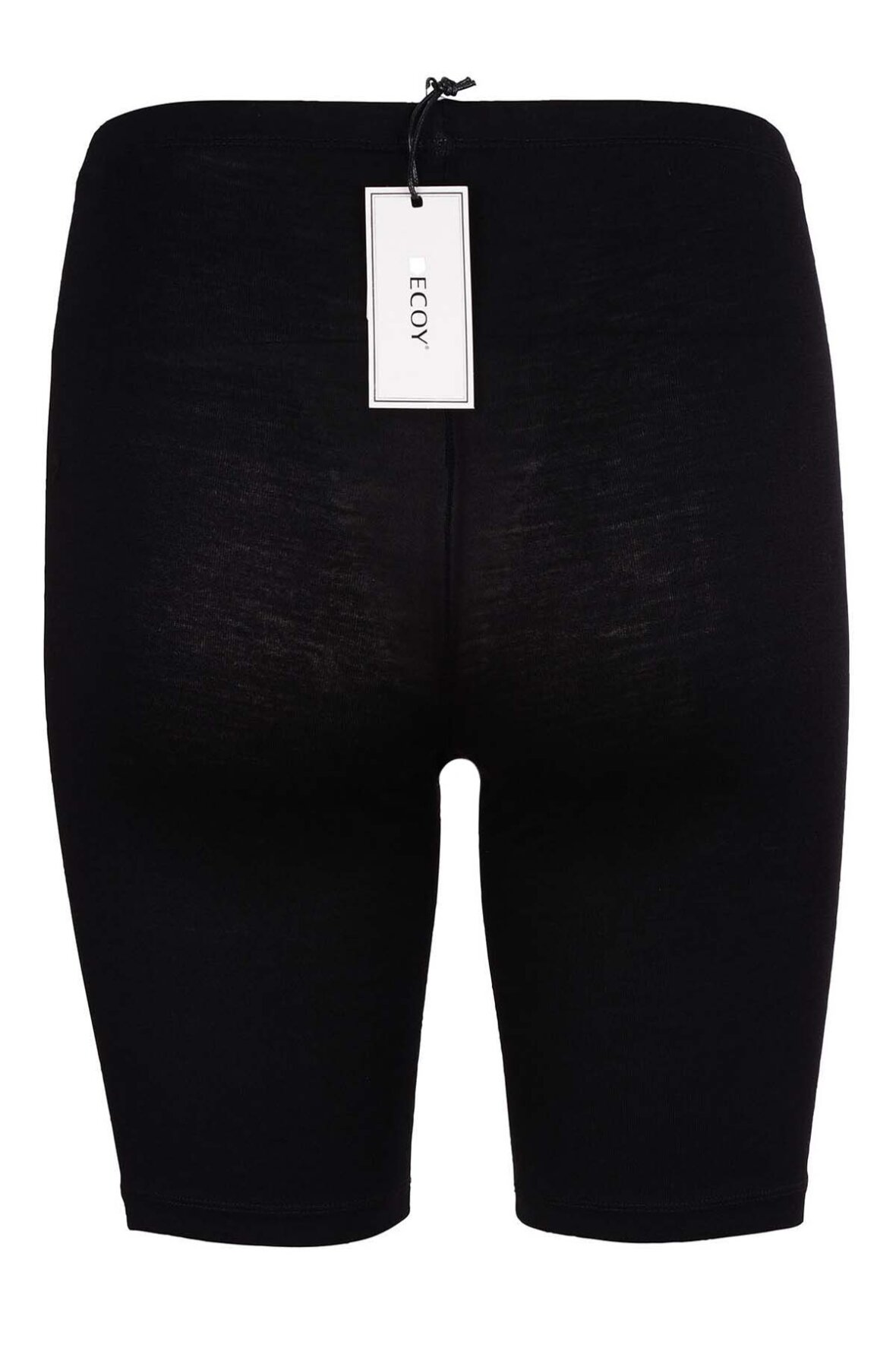 Decoy Jersey Stretch Shorts Sort tætsiddende pant i sublim kvalitet - Hos Lohse