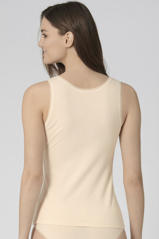 Sloggi Undertrøje top med spaghettistropper - bio bomuld - kvinde - Hos ...