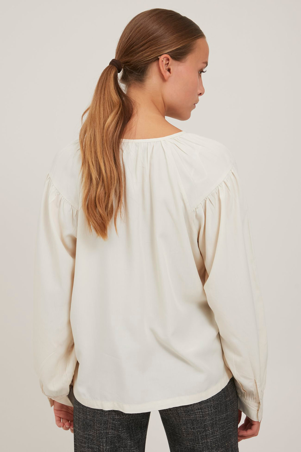 Pulz pz-Nilcole Blouse helt casual og med løst snit viskose DAME - Hos ...