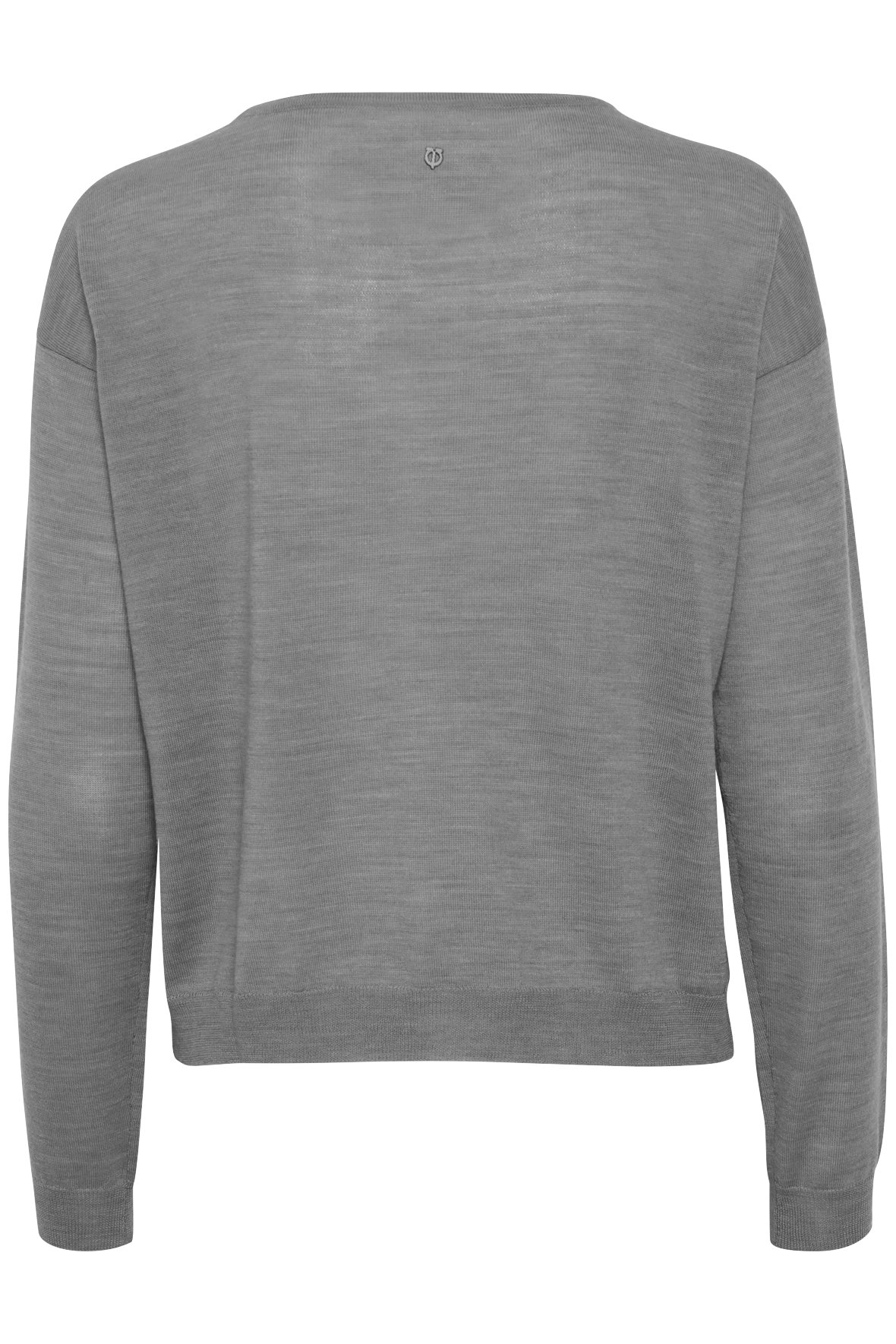 Pulz pz-Helena Pullover Merino Strikbluse i meleret farve - DAME - Hos ...
