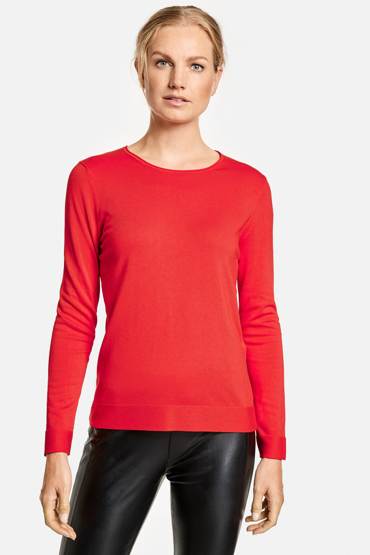 Gerry Weber casual strikbluse ensfarvet let kvalitet - til DAMER - Hos ... Gerry Weber casual strikbluse ensfarvet let kvalitet - til DAMER - Hos ...