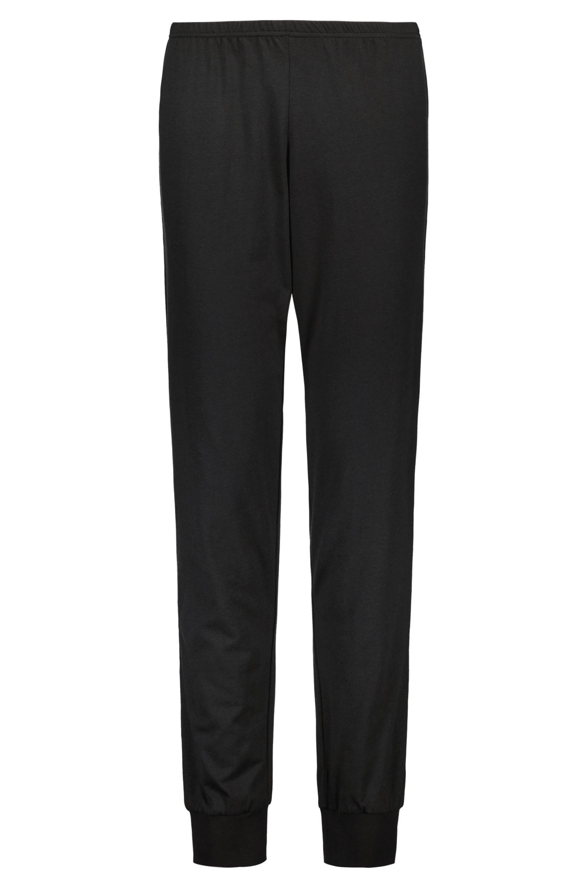 Nanso Aura Pyjamas print overdel og ensfarvet sorte bukser - DAME - Hos ...