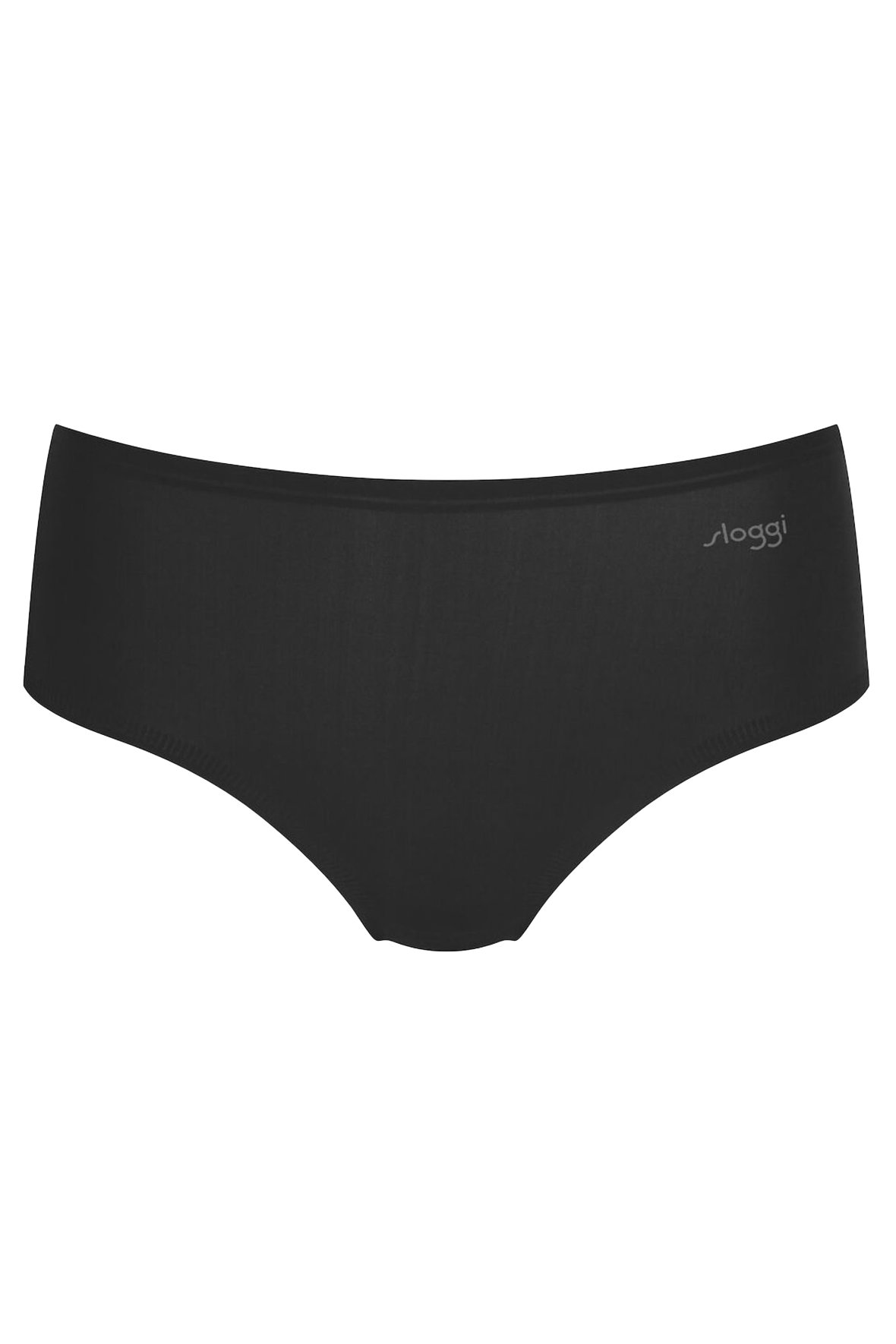Sloggi Zero One Midi trusser 2 pak sorte - medium snit - Hos Lohse